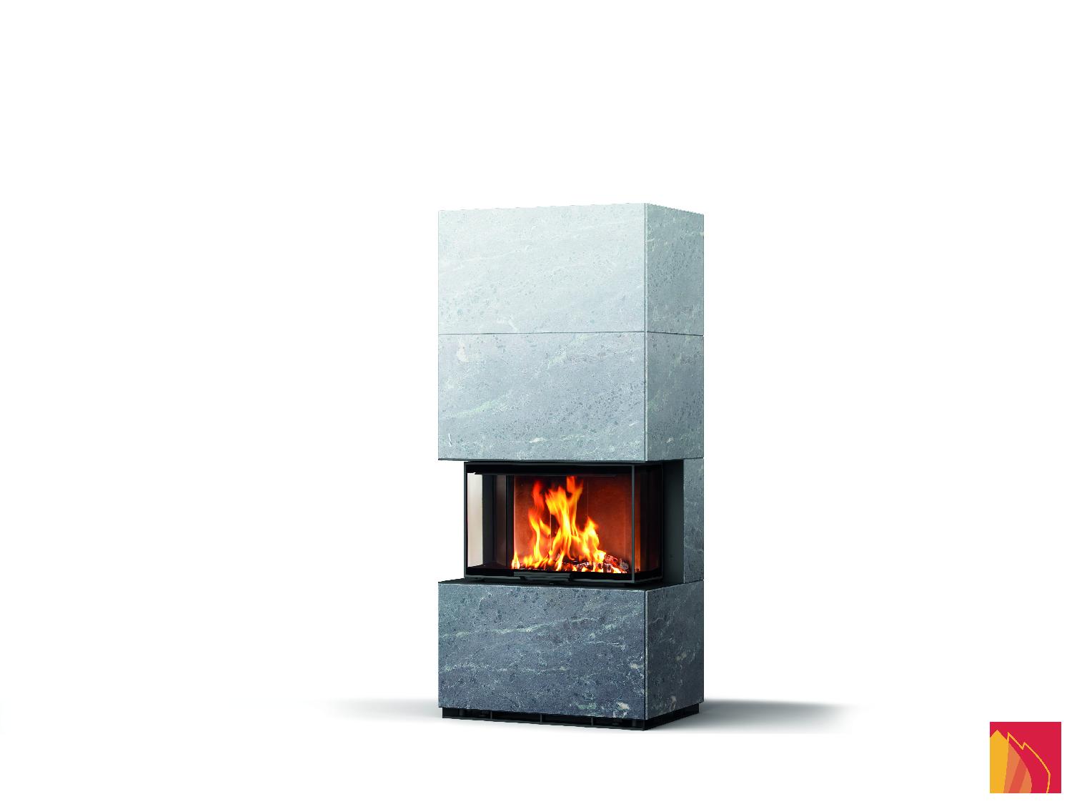 Tulikivi LAKO - Wood stove with soapstone