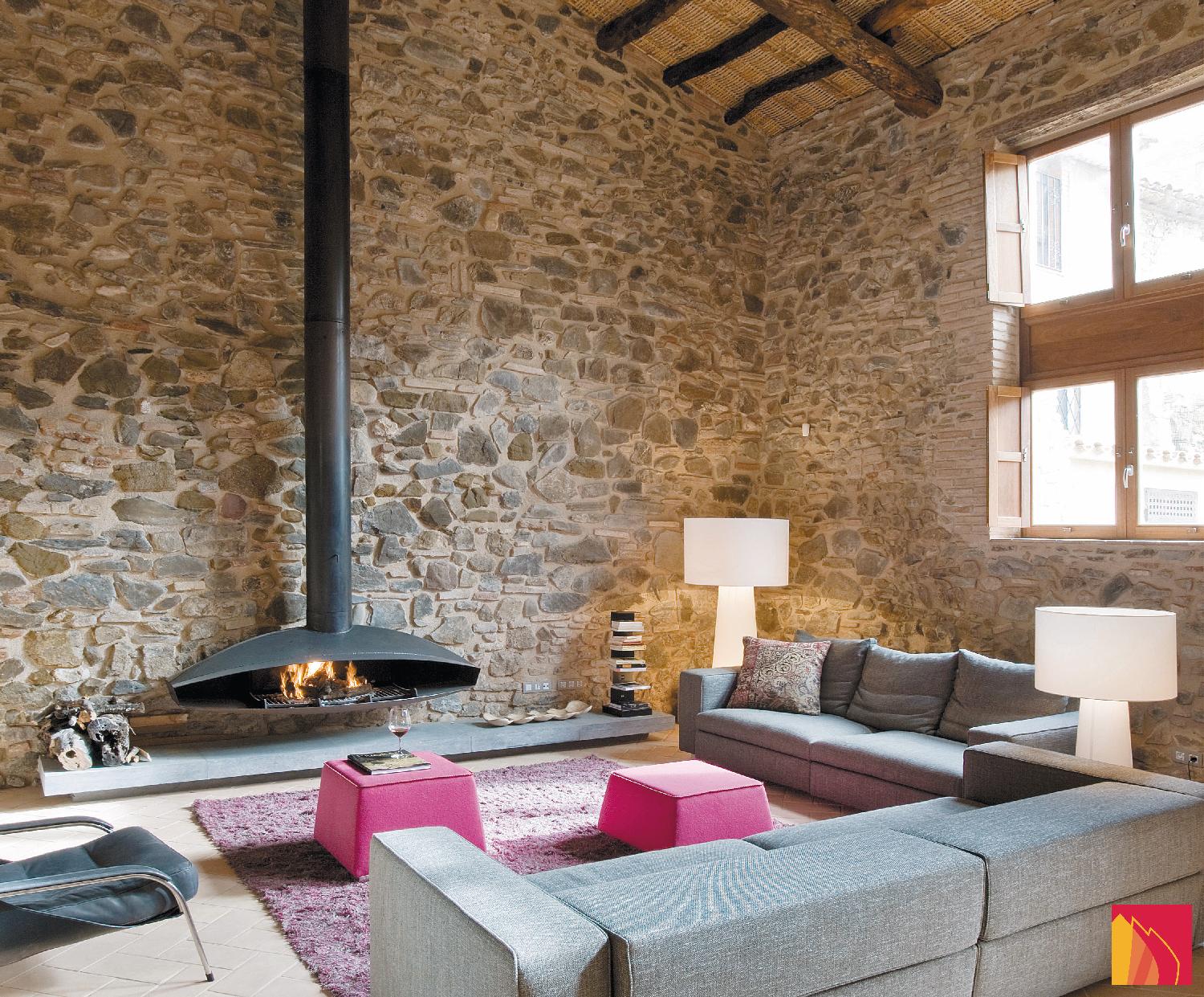 Focus ANTEFOCUS mural - Cheminée Focus Bois fermé