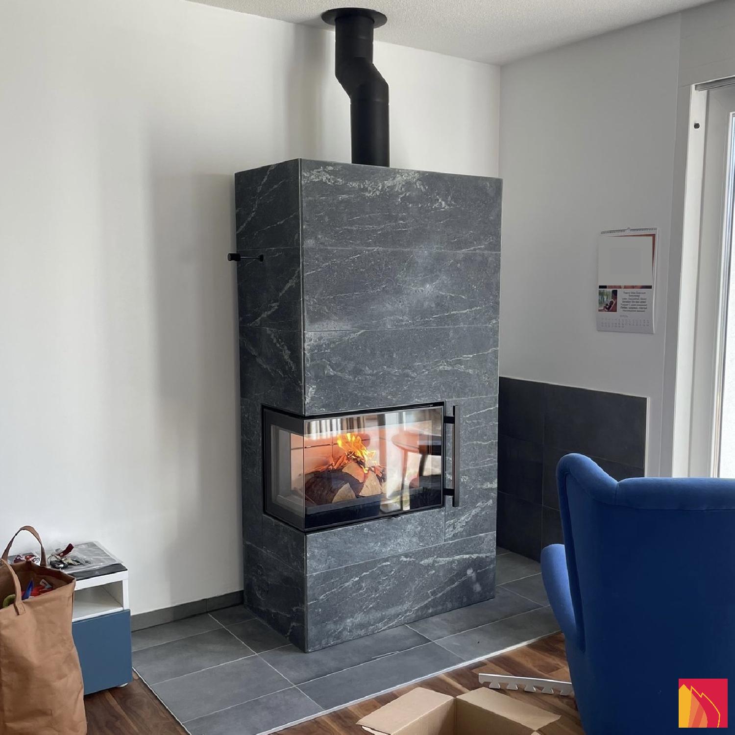 Tulikivi PETRO - Poêle à bois de masse en pierre ollaire