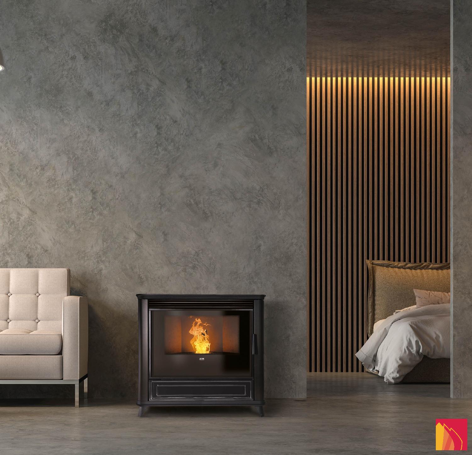 Klover LADY MULTI-AIR - Pelletöfen mit kanalisierbarer Luft